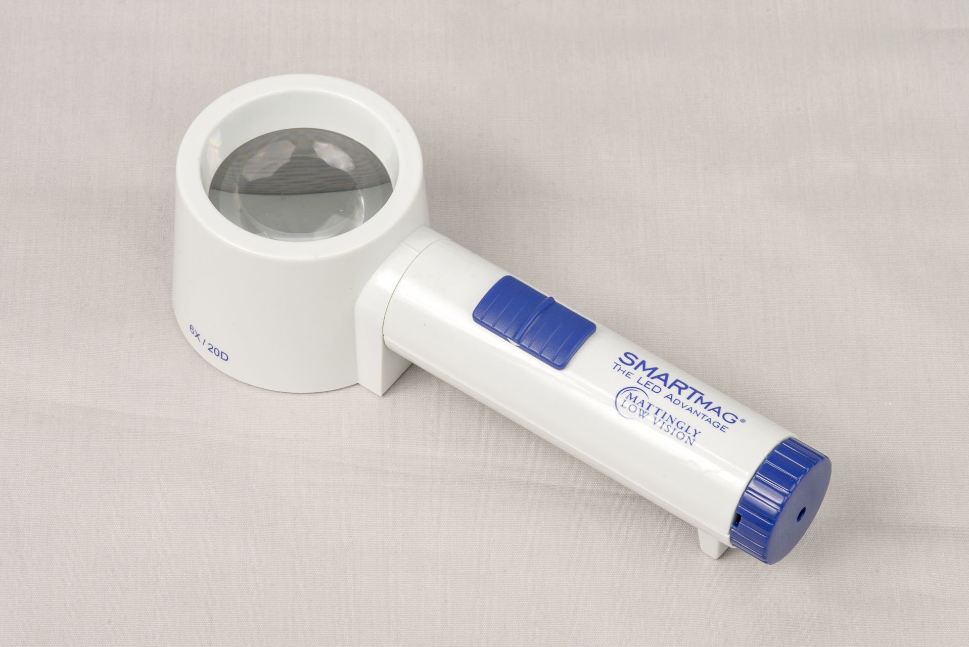 SmartMag® 6X Yellow LED Stand Magnifier | Mattingly Low Vision, Inc.