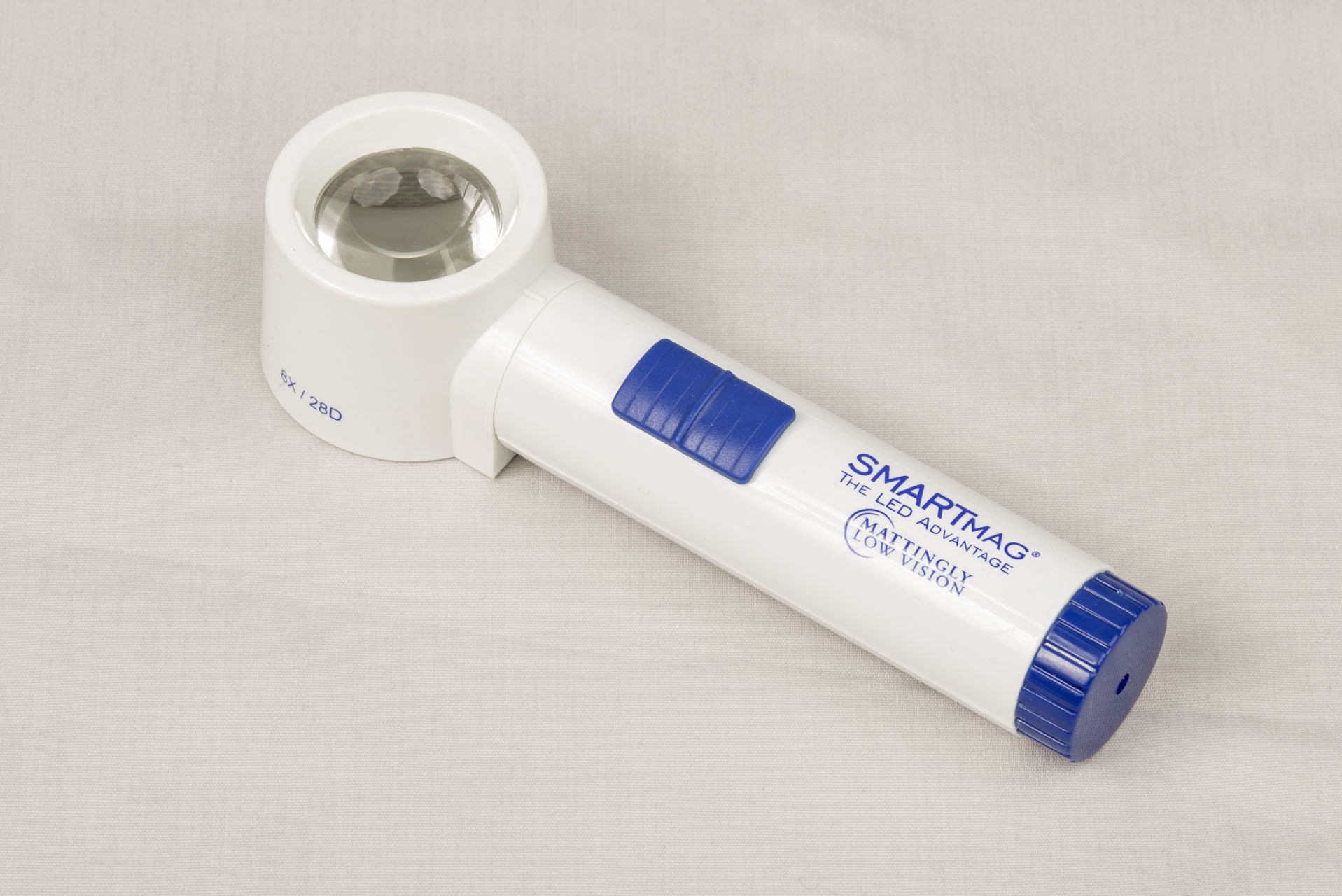 SmartMag® 8X Teal LED Stand Magnifier | Mattingly Low Vision, Inc.