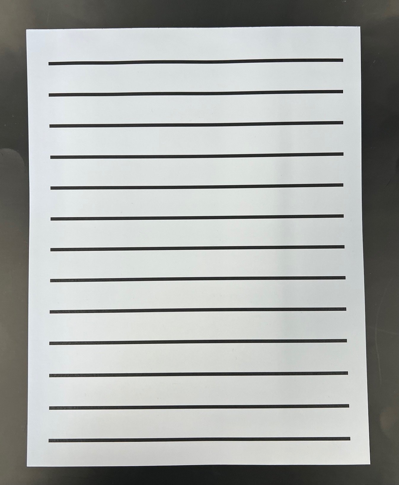 Bold Line Writing Paper (8.5 x 11) - 3/4" Lines | Mattingly Low Vision ...