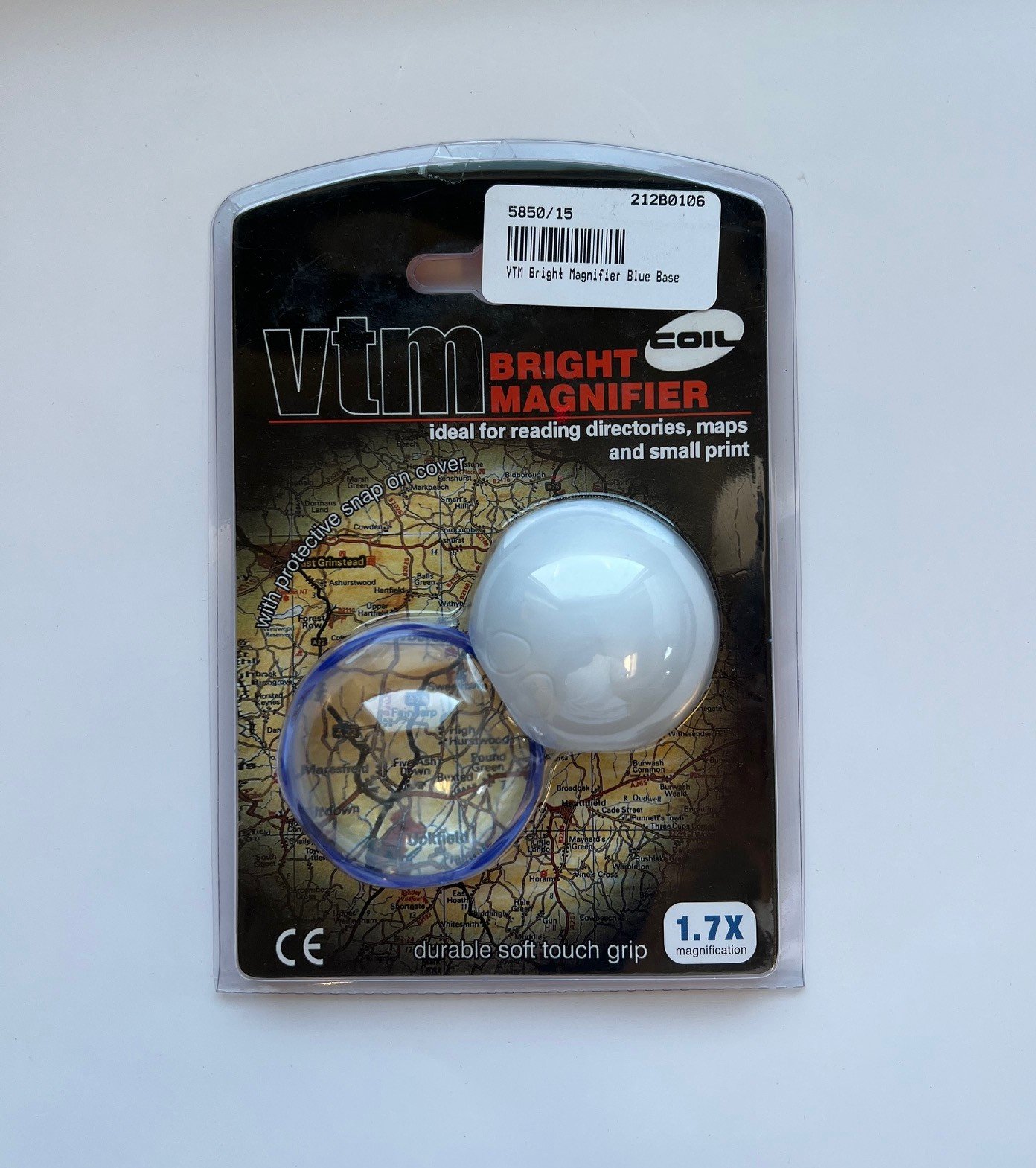 COIL Visual Tracking Stand Magnifier (Blue) Round 50mm | Mattingly Low ...