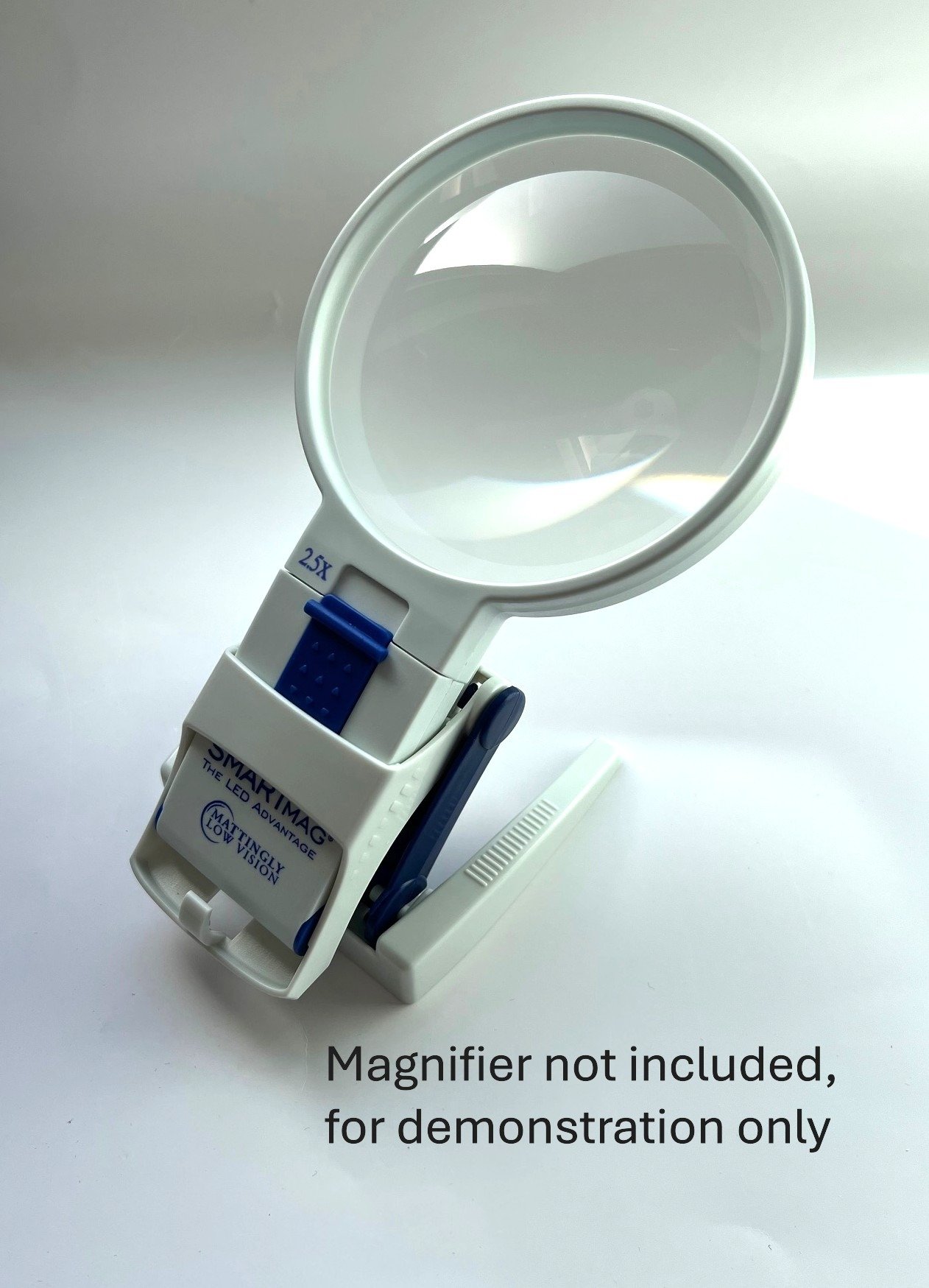 SmartMag® Handheld Magnifier Stand Base | Mattingly Low Vision, Inc.