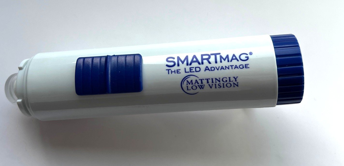 SmartMag® Cool White LED Stand Magnifier Handle | Mattingly Low Vision ...