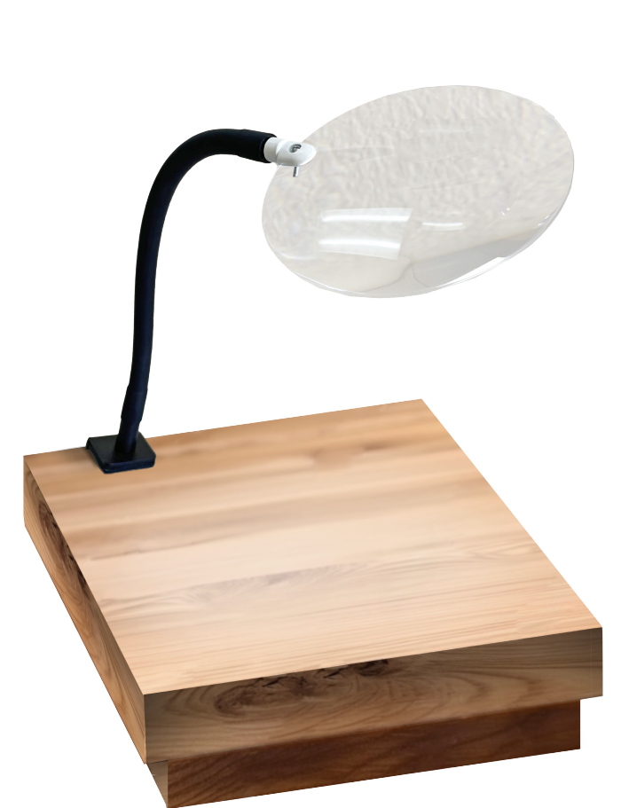 Single Arm Clamp Magnifier (18") | Mattingly Low Vision, Inc.