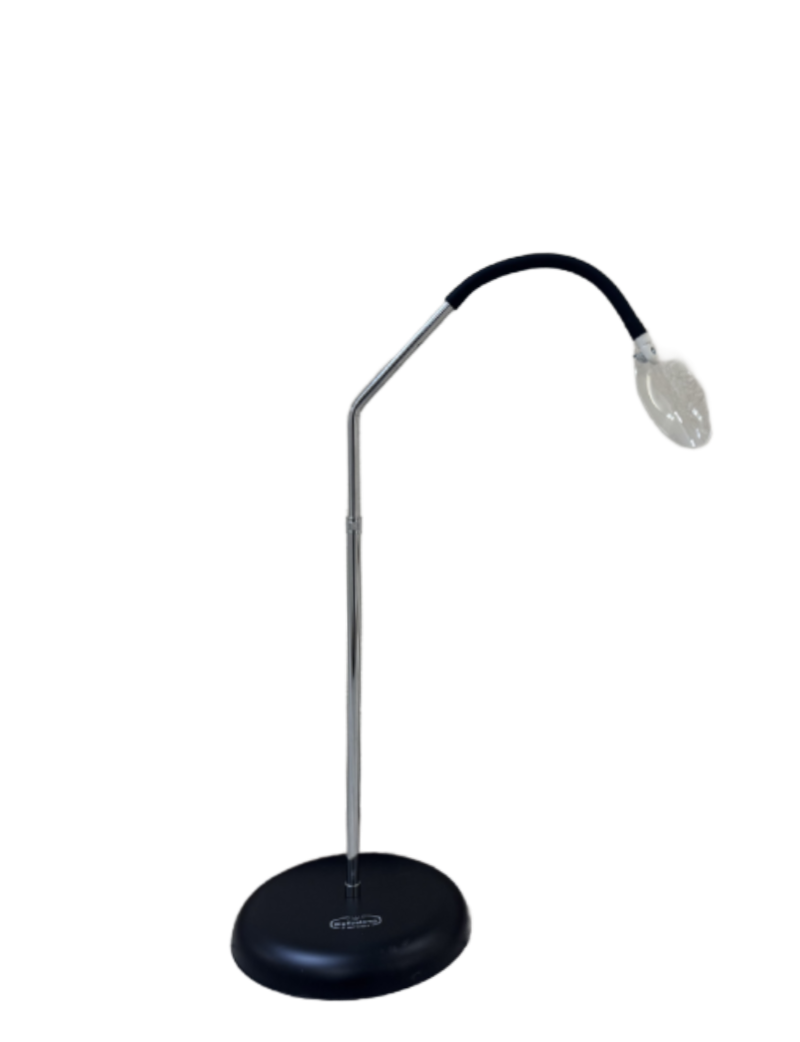 Single Arm Floor Magnifier (10") | Mattingly Low Vision, Inc.