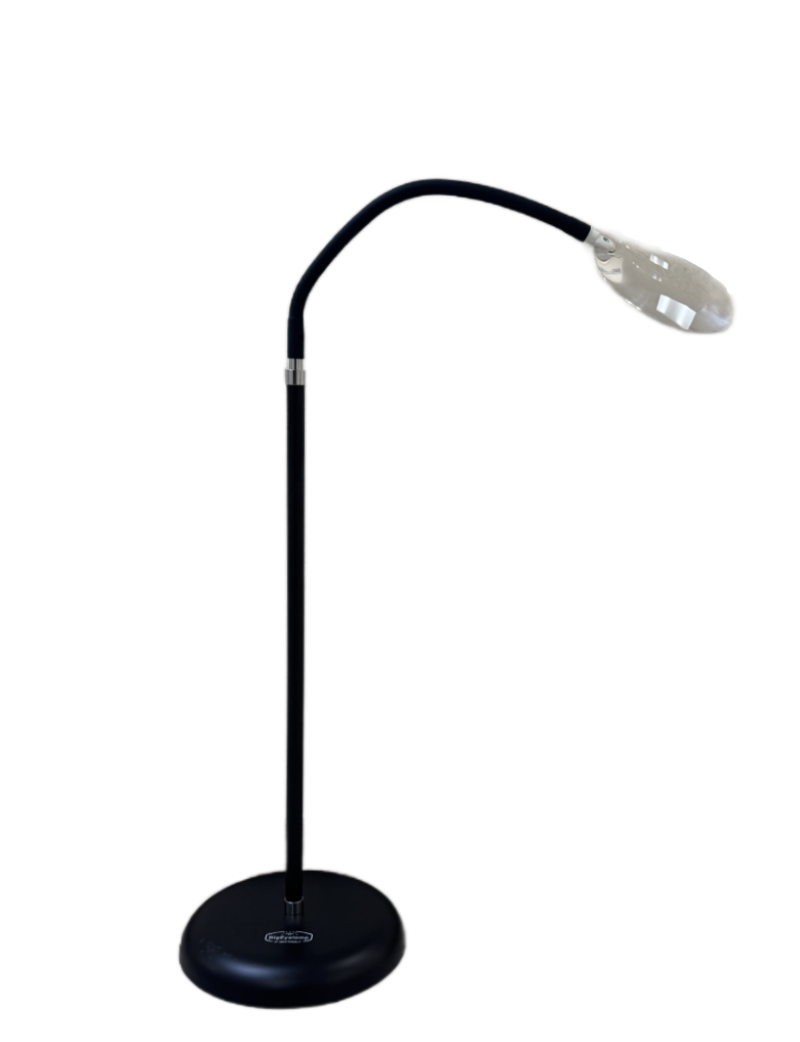 Single Arm Floor Magnifier (18") | Mattingly Low Vision, Inc.
