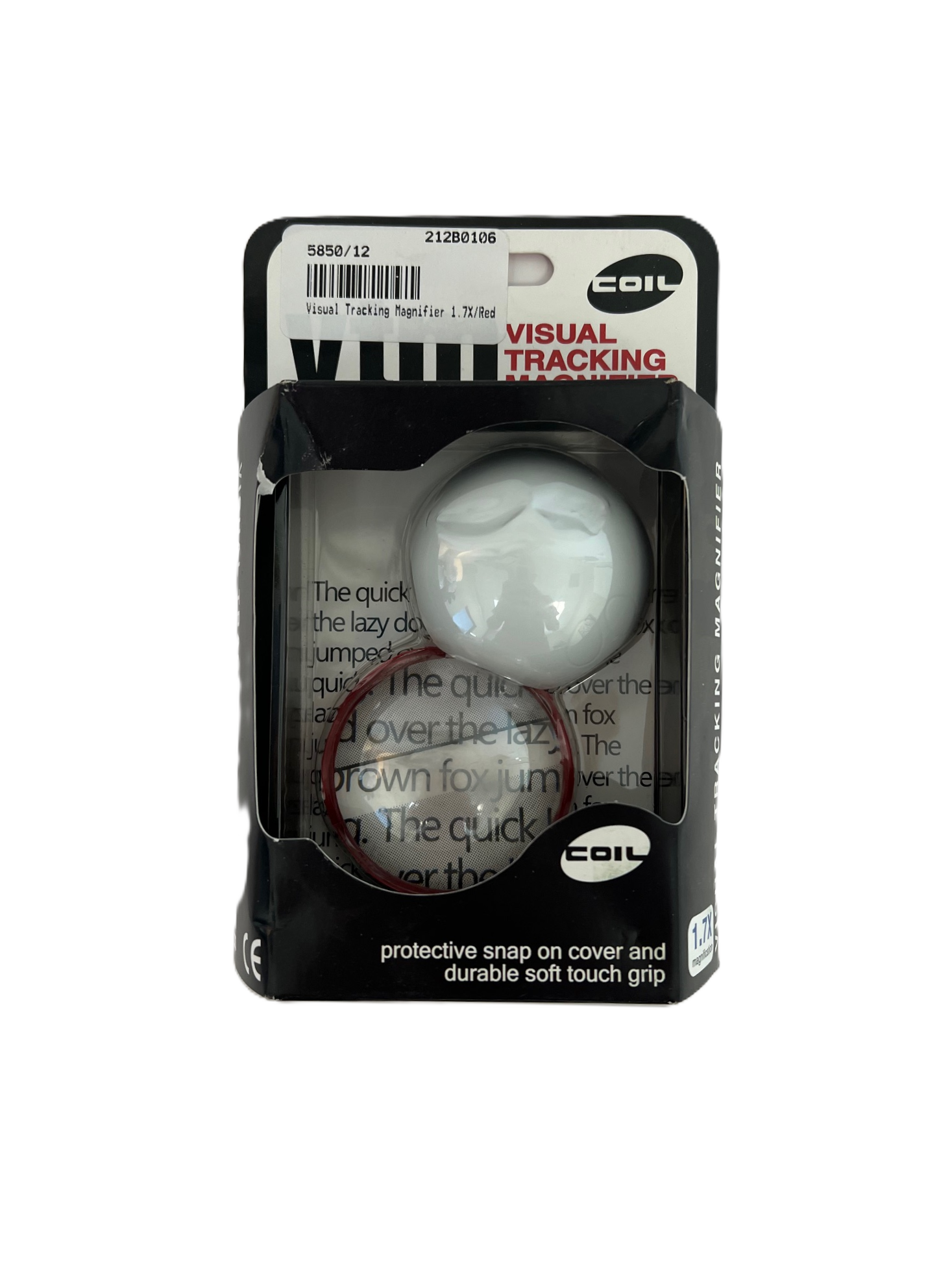COIL Visual Tracking Stand Magnifier ( Red) Round 50mm | Mattingly Low ...